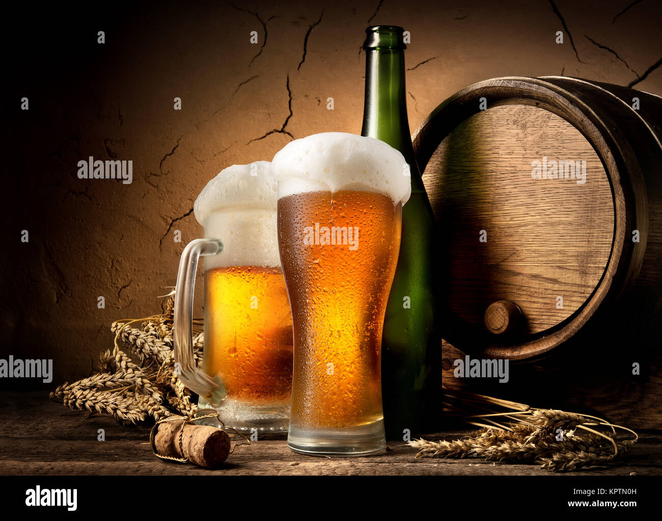 Beer in brewery Stock Photo - Alamy