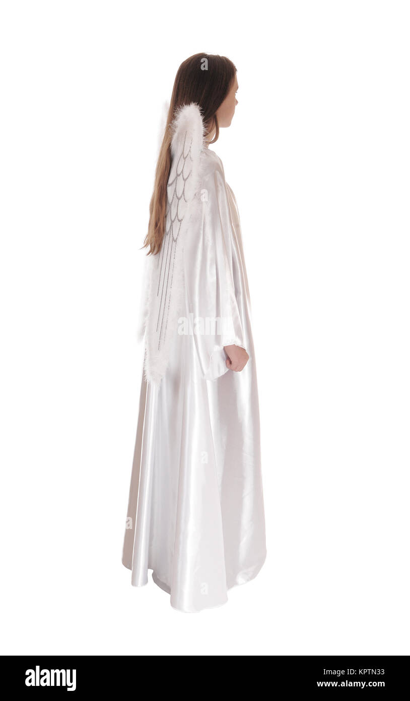 Angel standing in profile 4 Stock Photo - Alamy