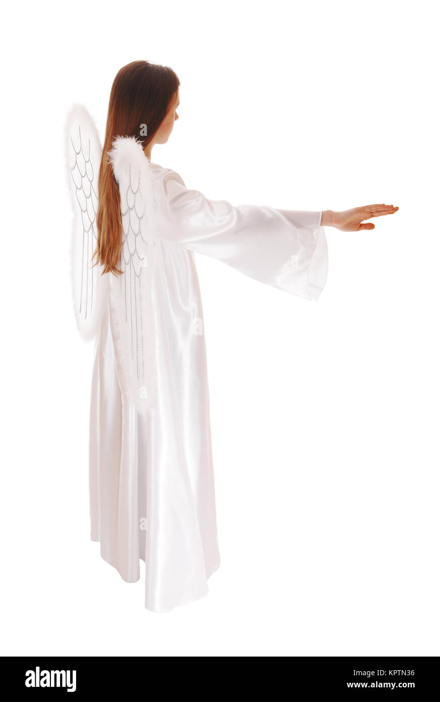 Angel standing in profile 8 Stock Photo - Alamy