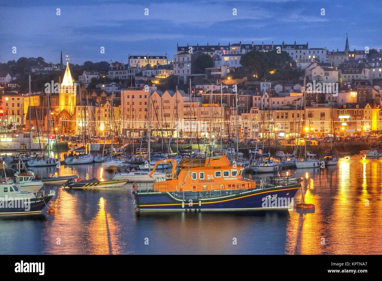 St Peter Port Harbour Stock Photo - Alamy