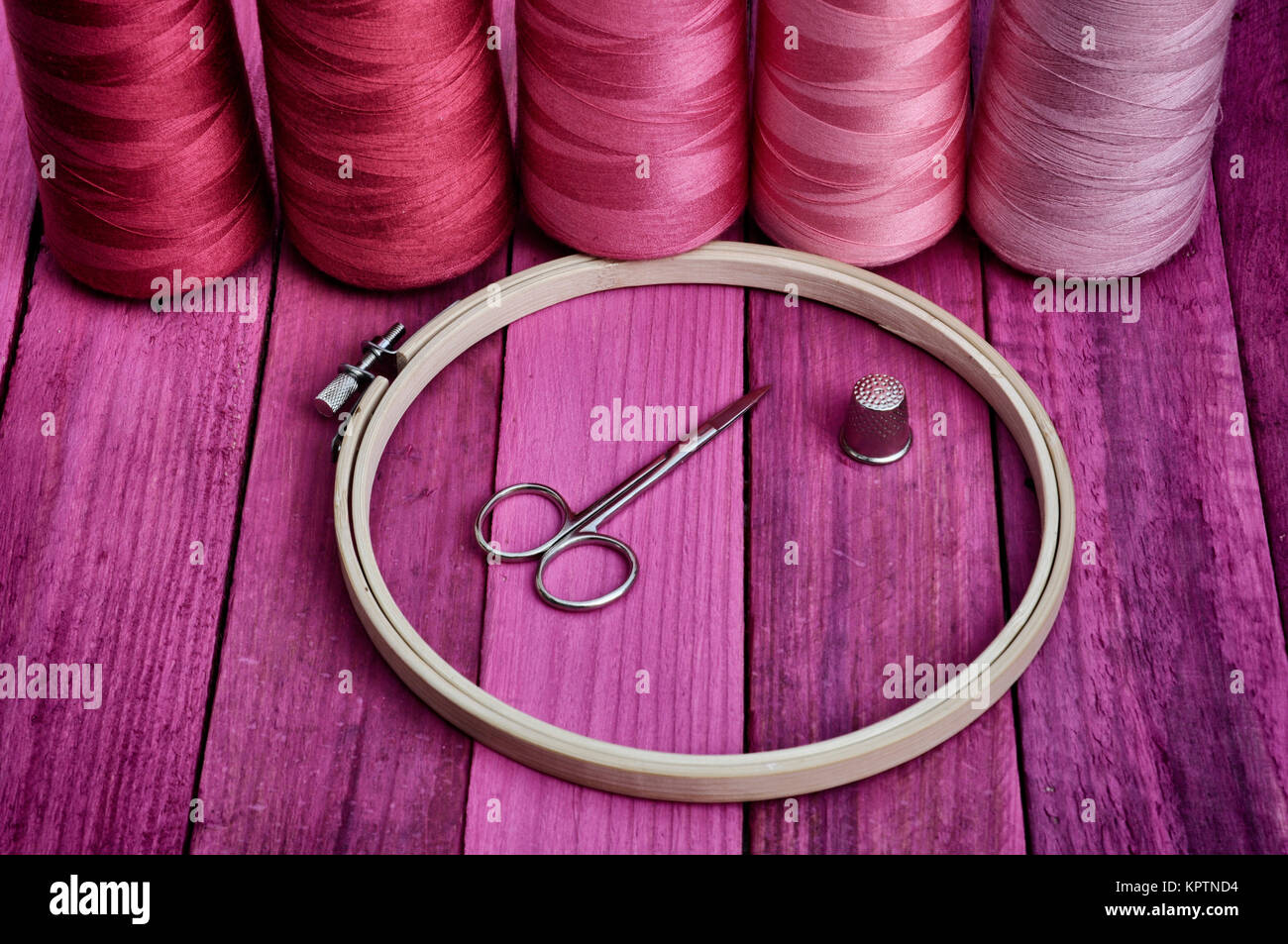 Hoop embroidery hi-res stock photography and images - Alamy