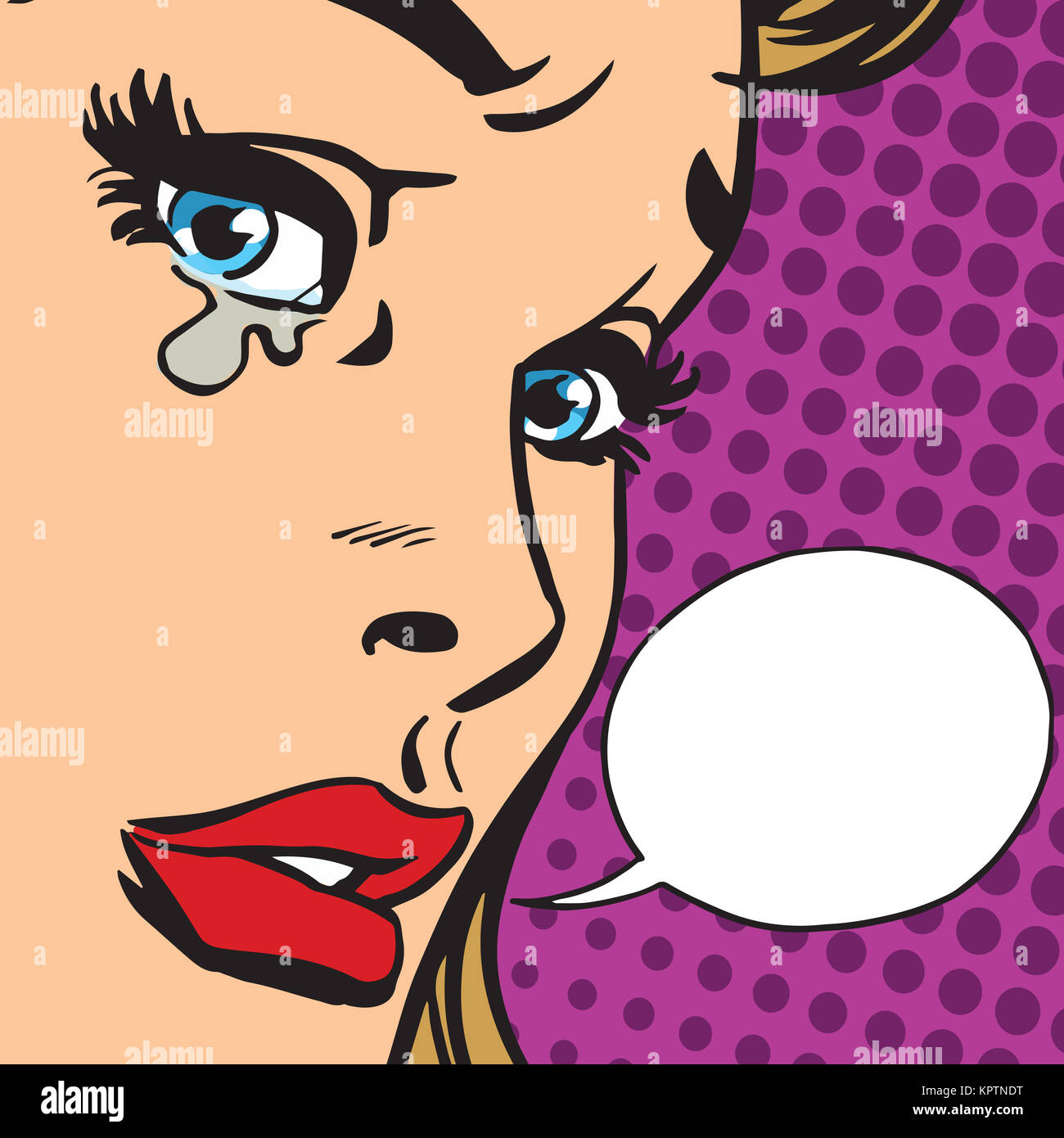 crying girl close-up face Stock Photo - Alamy