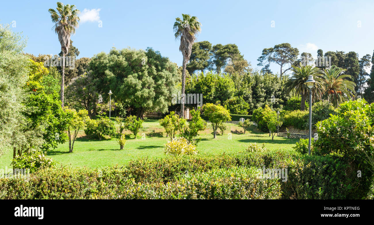 Monserrato park in spring sassari italy Stock Photo - Alamy