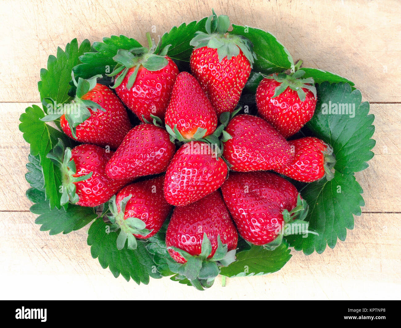 Picture of beautiful and fragrant fresh strawberries freshly picked ...
