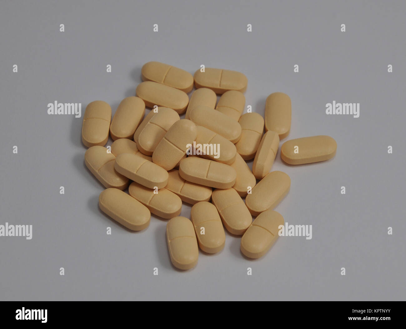 Medical pills for treatment on a white background Stock Photo - Alamy