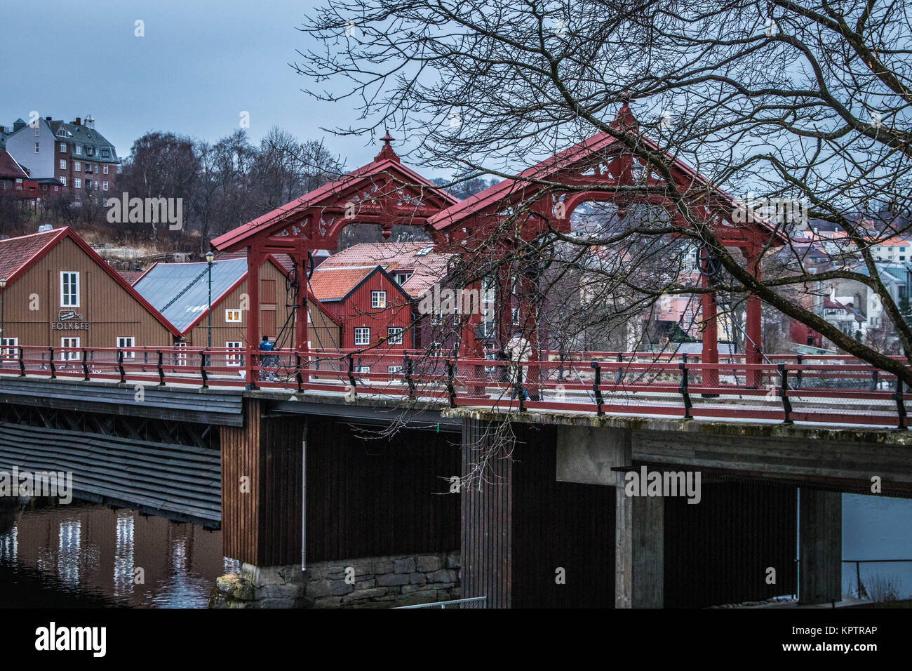 Old town bridge trondheim hi-res stock photography and images - Alamy