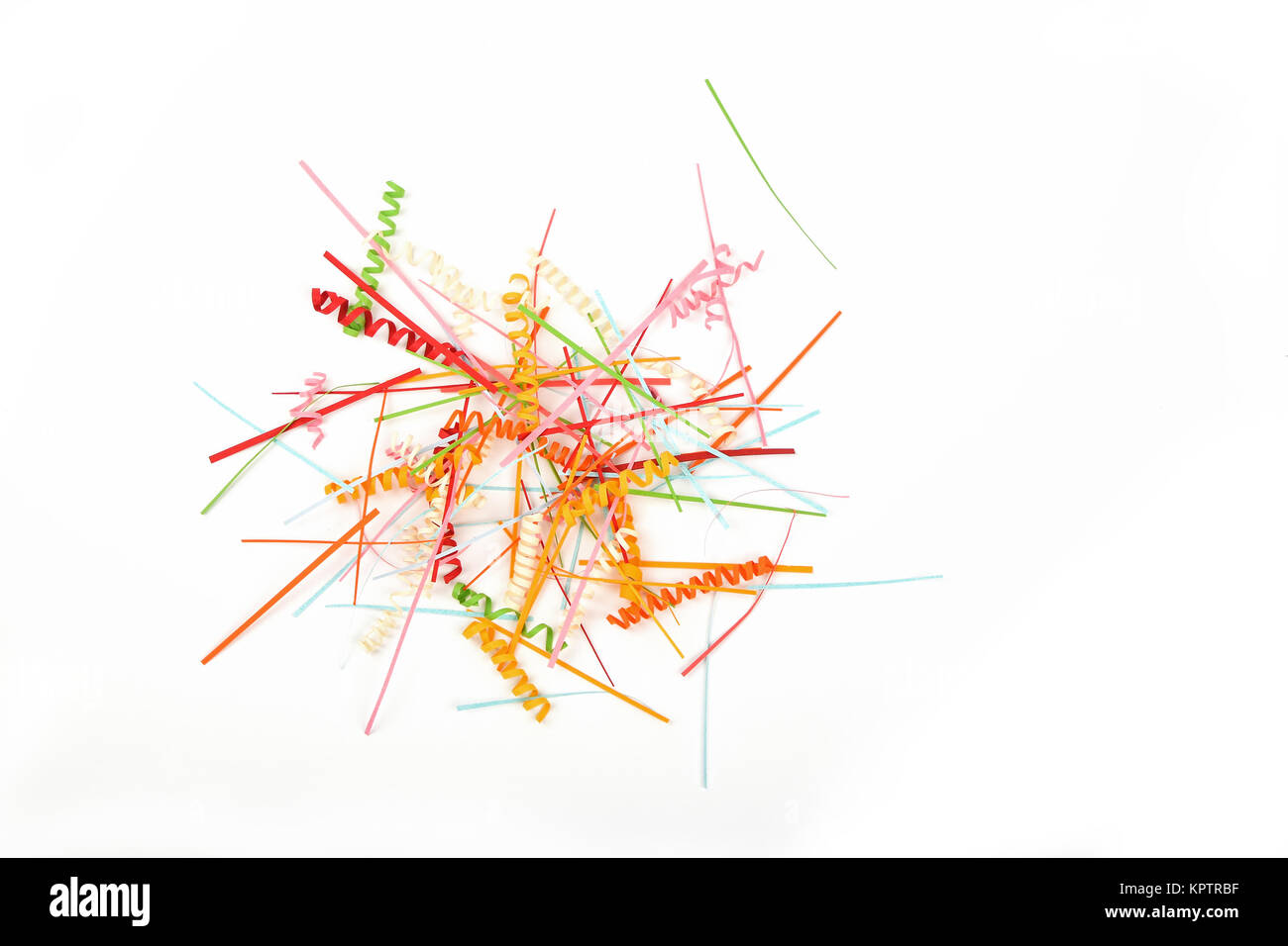 Small things matter, spread heap of mixed colorful paper craft pieces ...