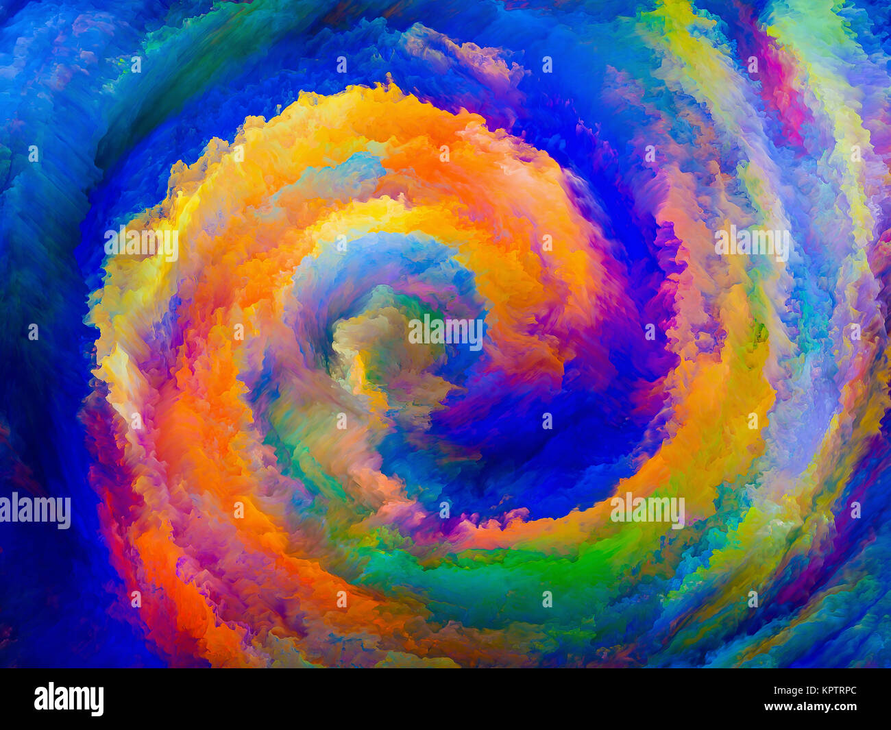 Colors of Imagination series. Creative arrangement of Colorful three ...