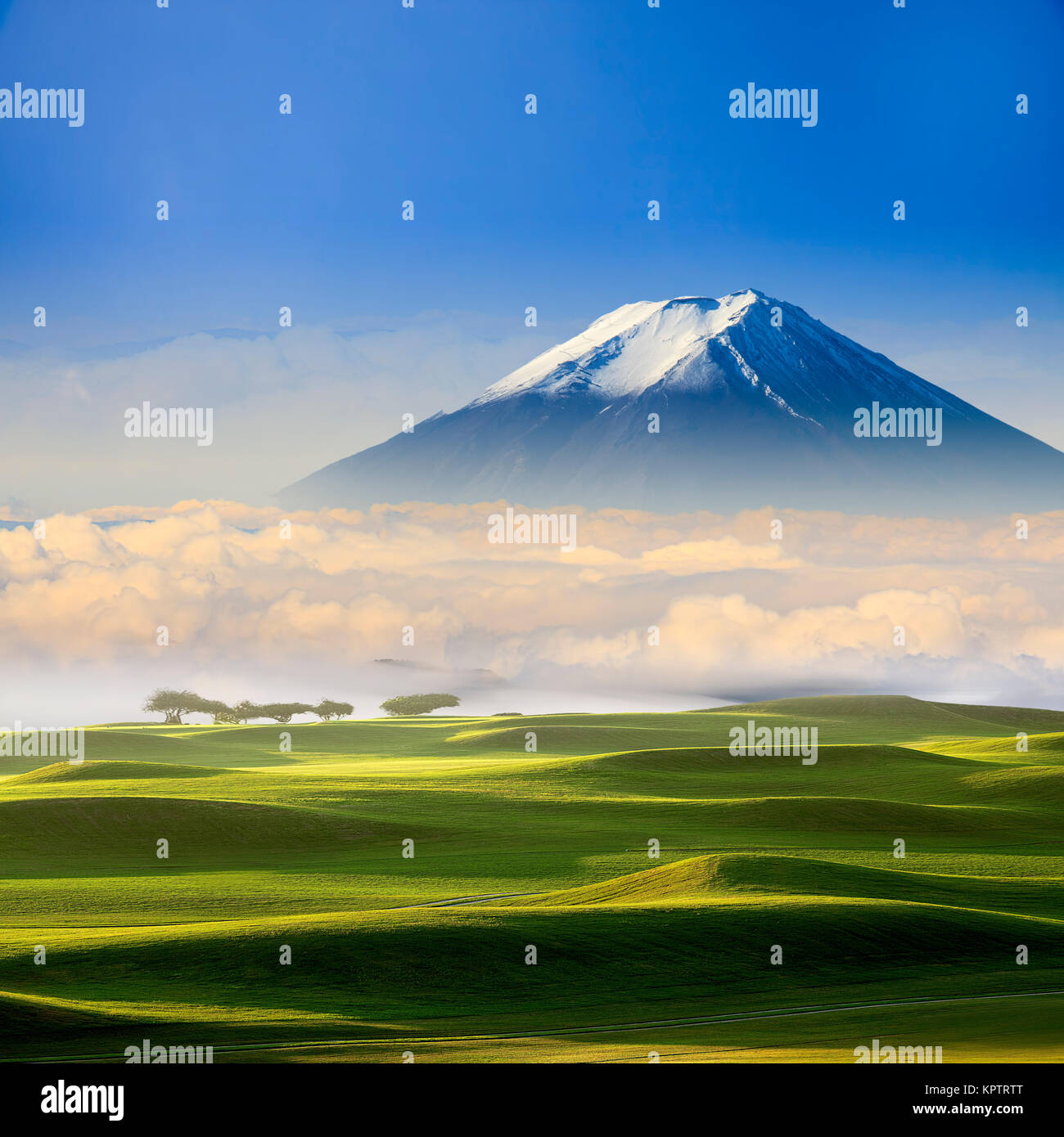 The beautiful landscape with nice background color Stock Photo - Alamy