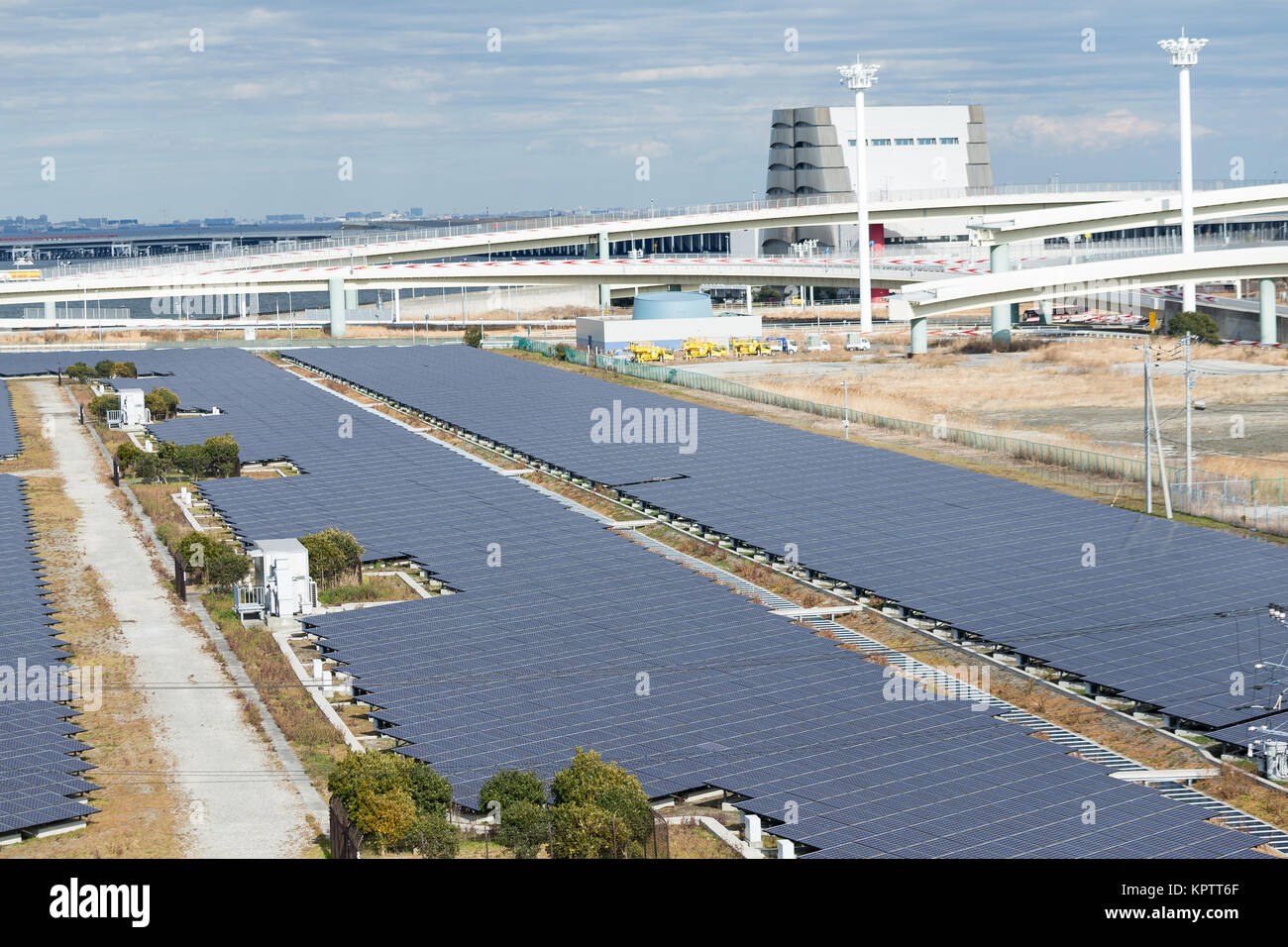 Solar energy station Stock Photo - Alamy