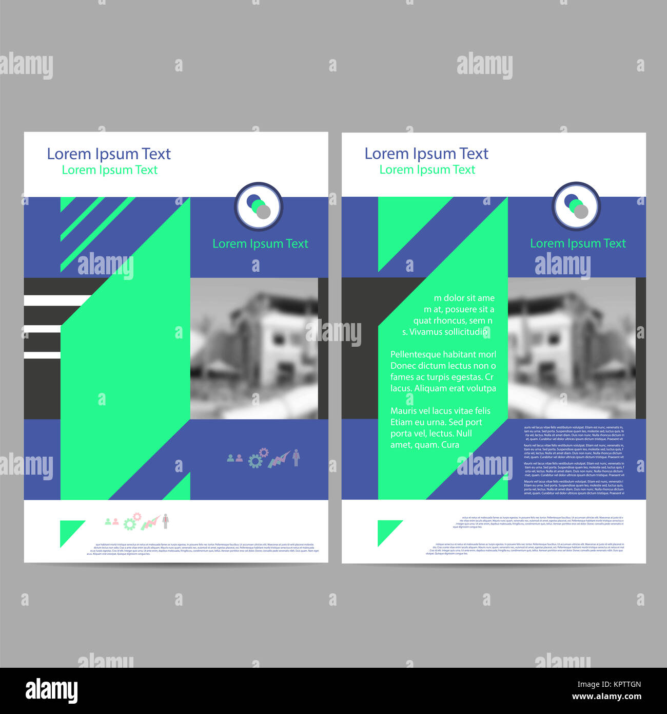 Annual Report Leaflet Brochure Flyer Template A4 Size Design, Book ...