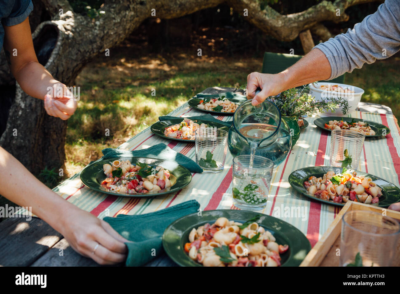 Summer family picnic Stock Photo - Alamy