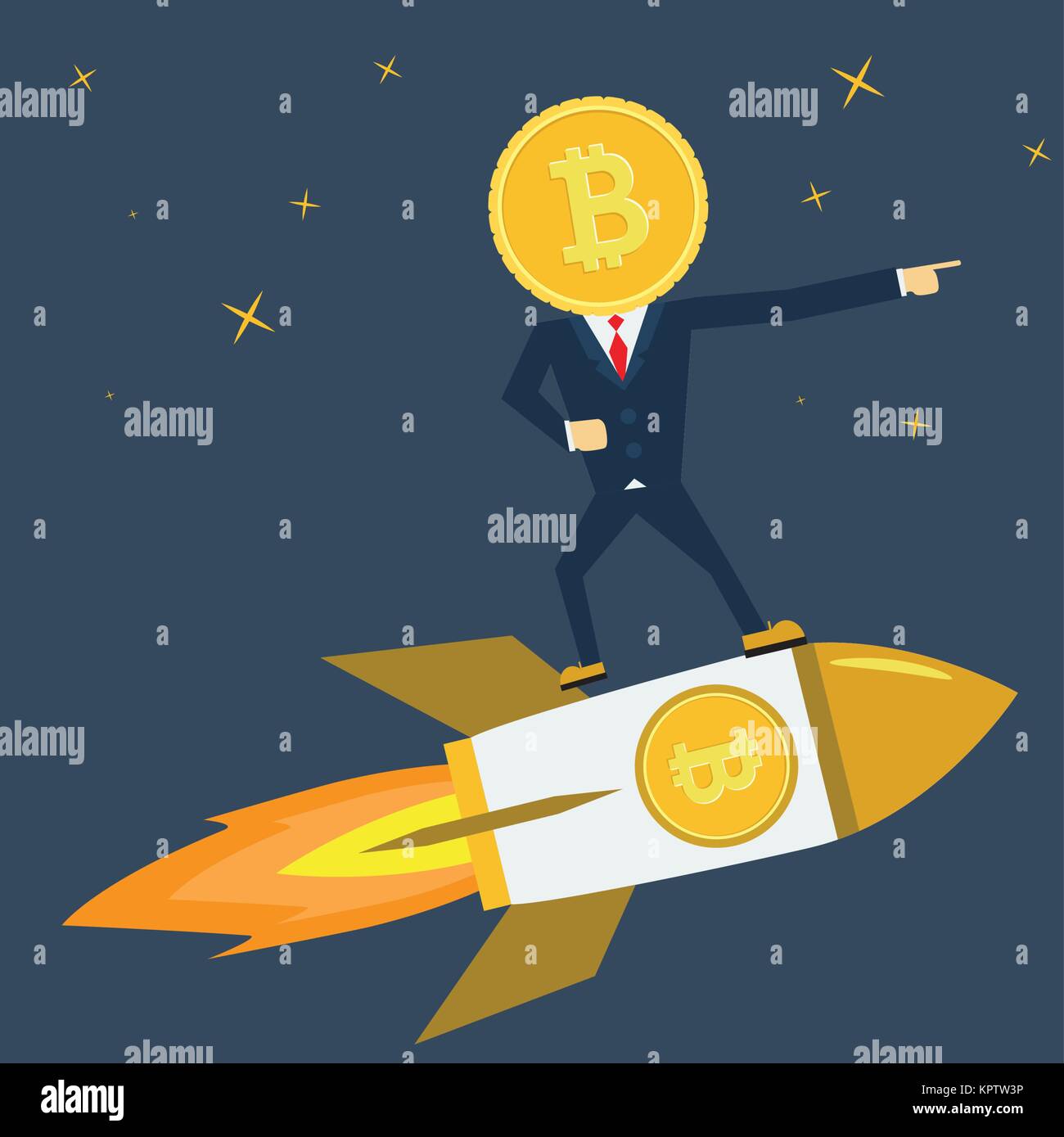Rocket ship flying hi-res stock photography and images - Alamy