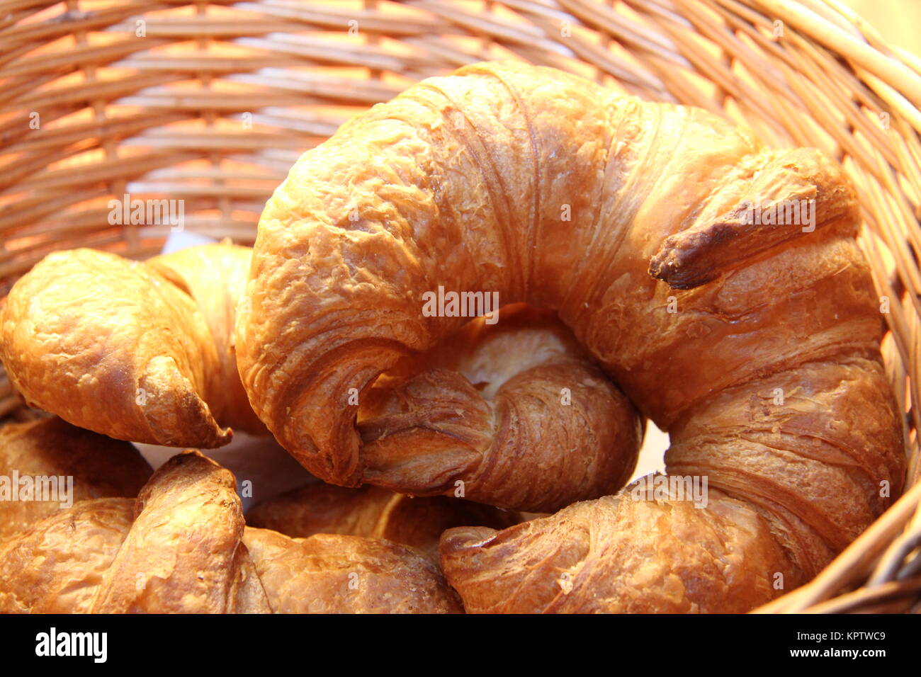 Croissants are ready for breakfast Stock Photo - Alamy