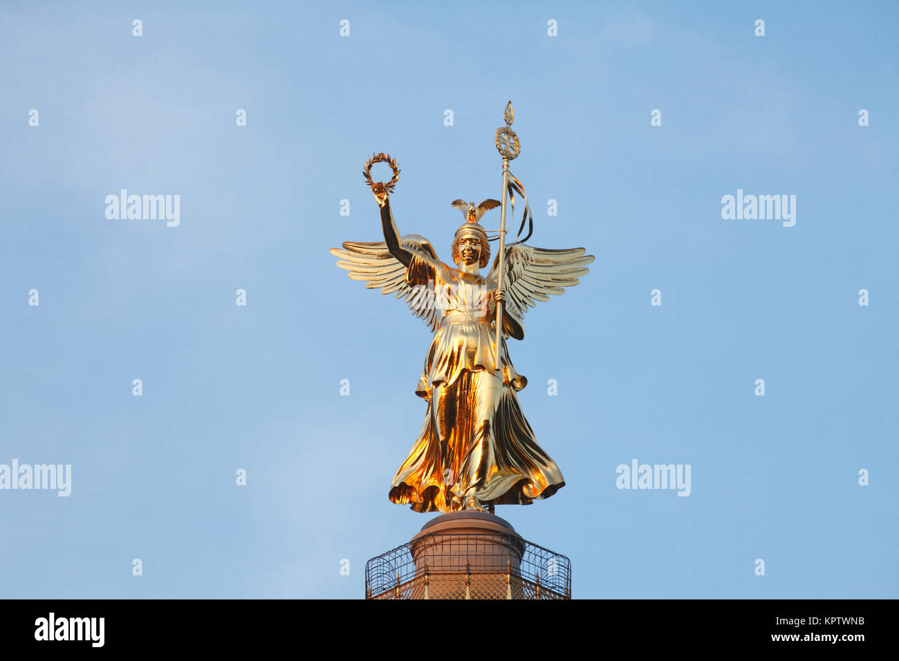 Goldelse, statue of St. Victoria on the Victory Column at the Great ...