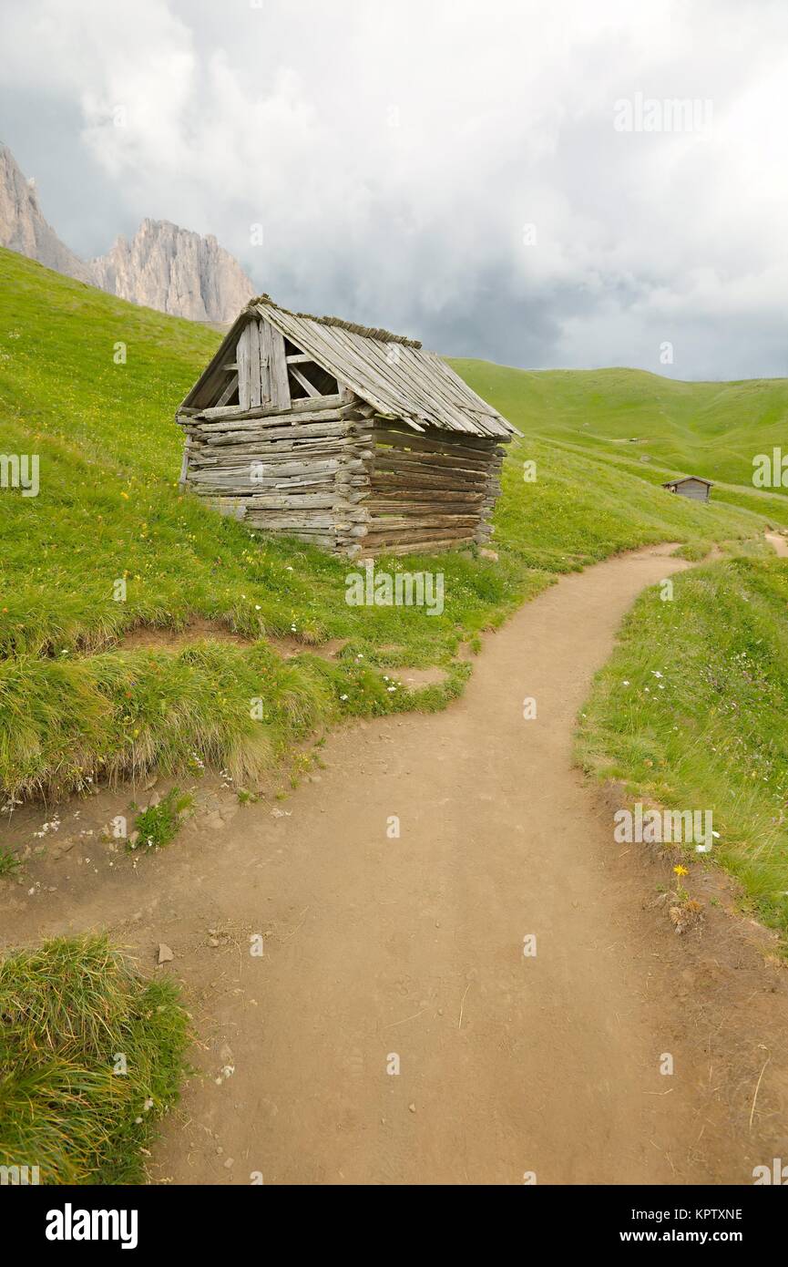 Barn in the ALps Stock Photo - Alamy