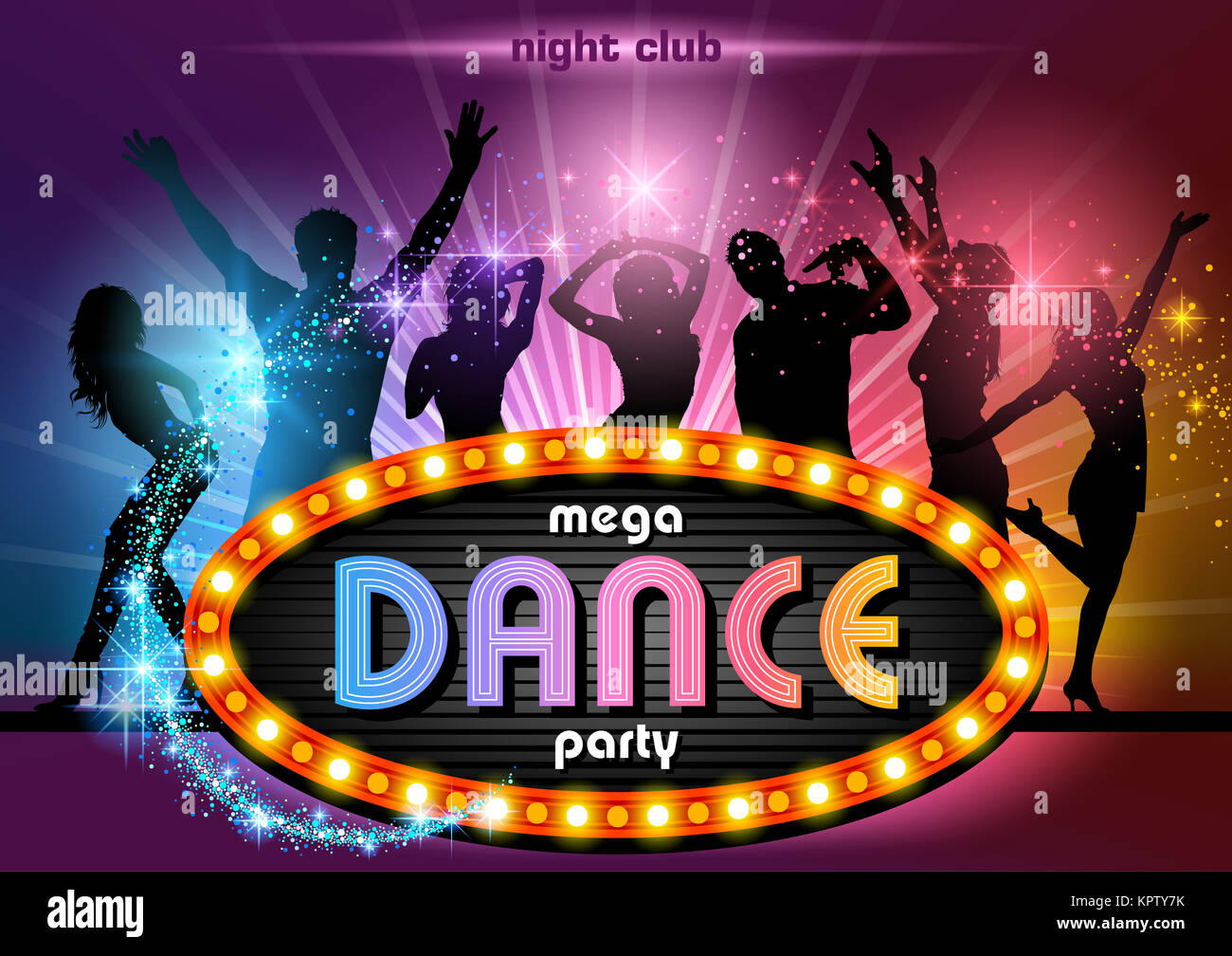 Party People Background Stock Photo - Alamy