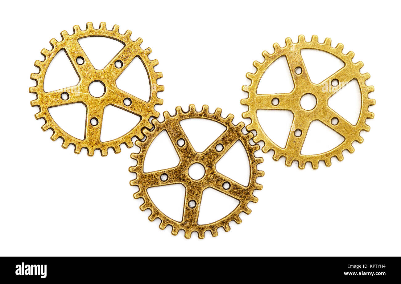 Vintage Mechanical Cogwheel Gears Wheels Stock Photo - Alamy