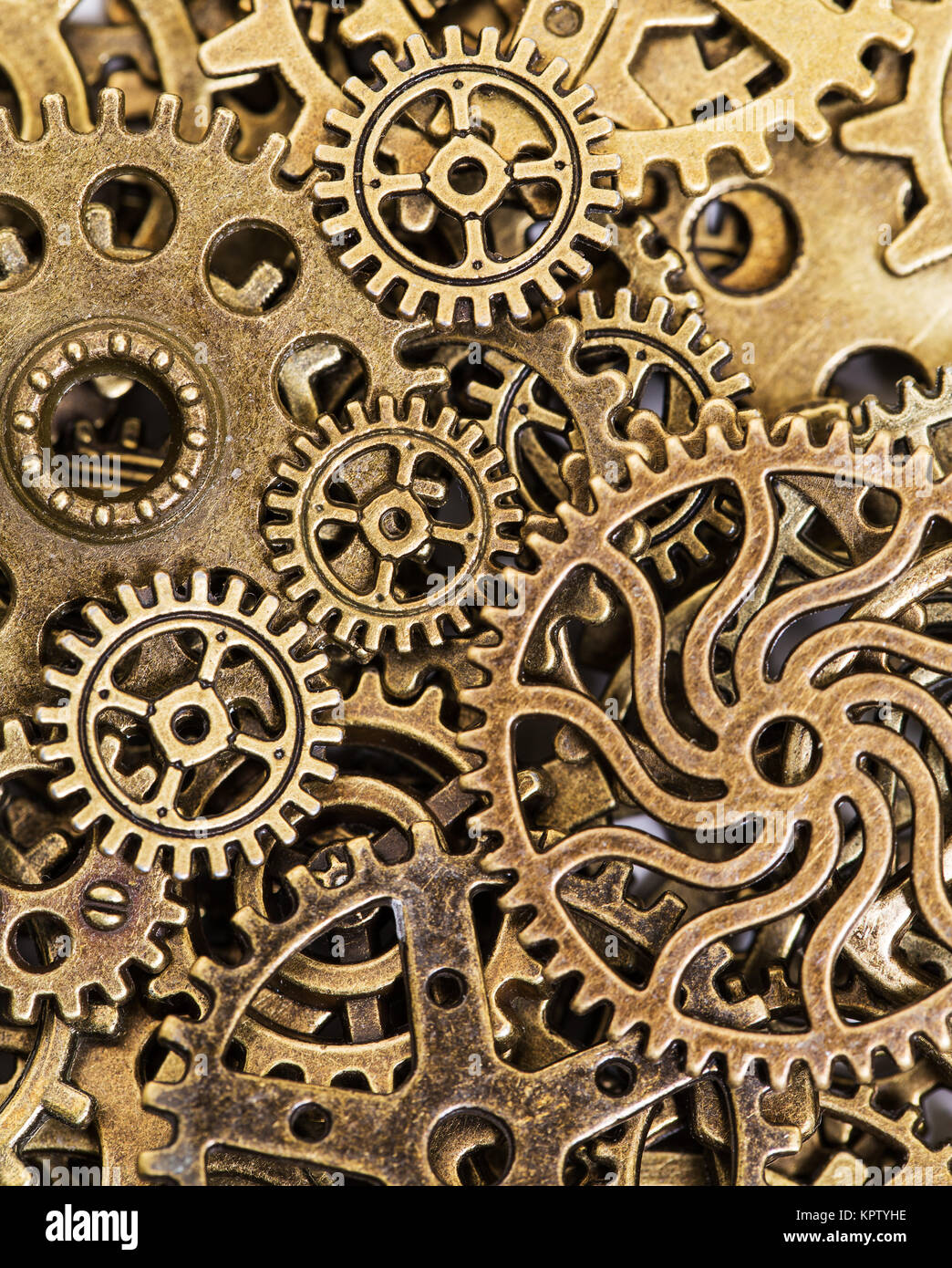 Vintage Mechanical Cogwheel Gears Wheels Stock Photo - Alamy