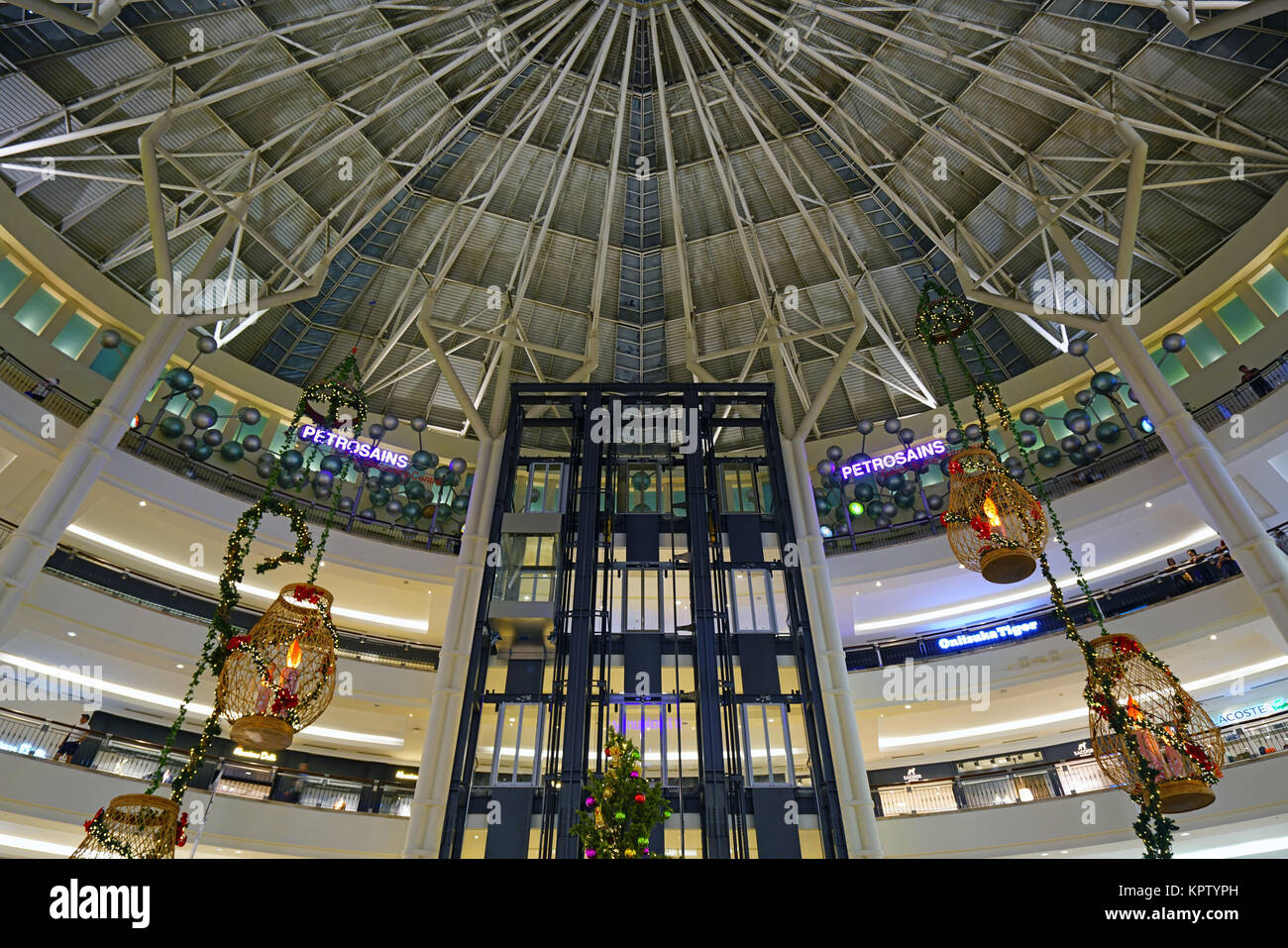 View of Petrosains, The Discovery Centre, a science and technology ...