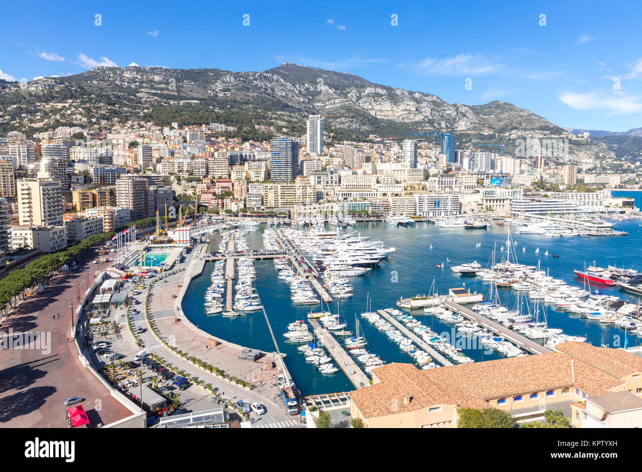 Monaco Monte Carlo harbour Stock Photo - Alamy