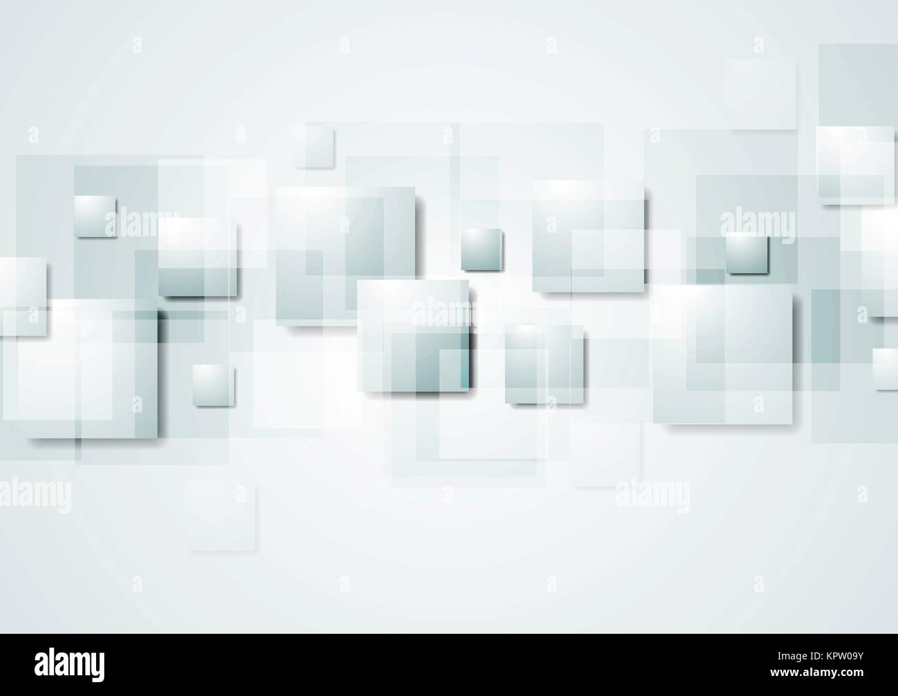 Abstract grey hi-tech background with squares Stock Photo - Alamy