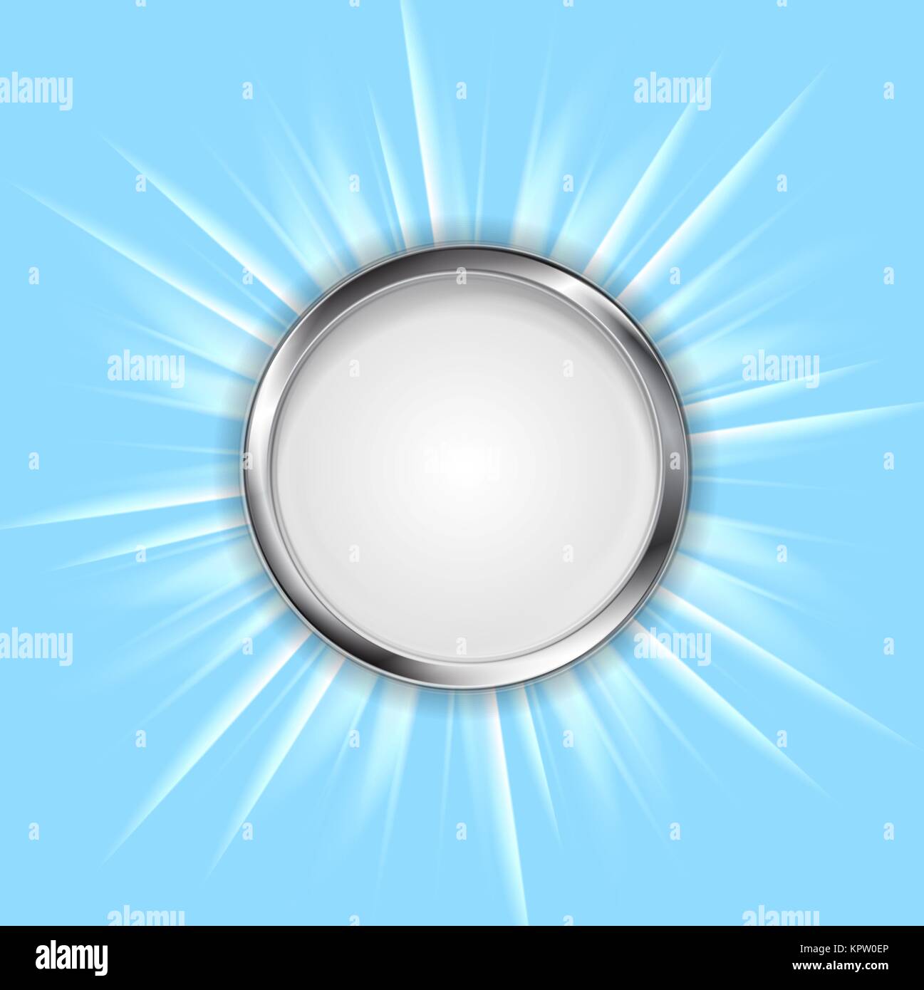 Metal circle and shiny sun Stock Photo - Alamy