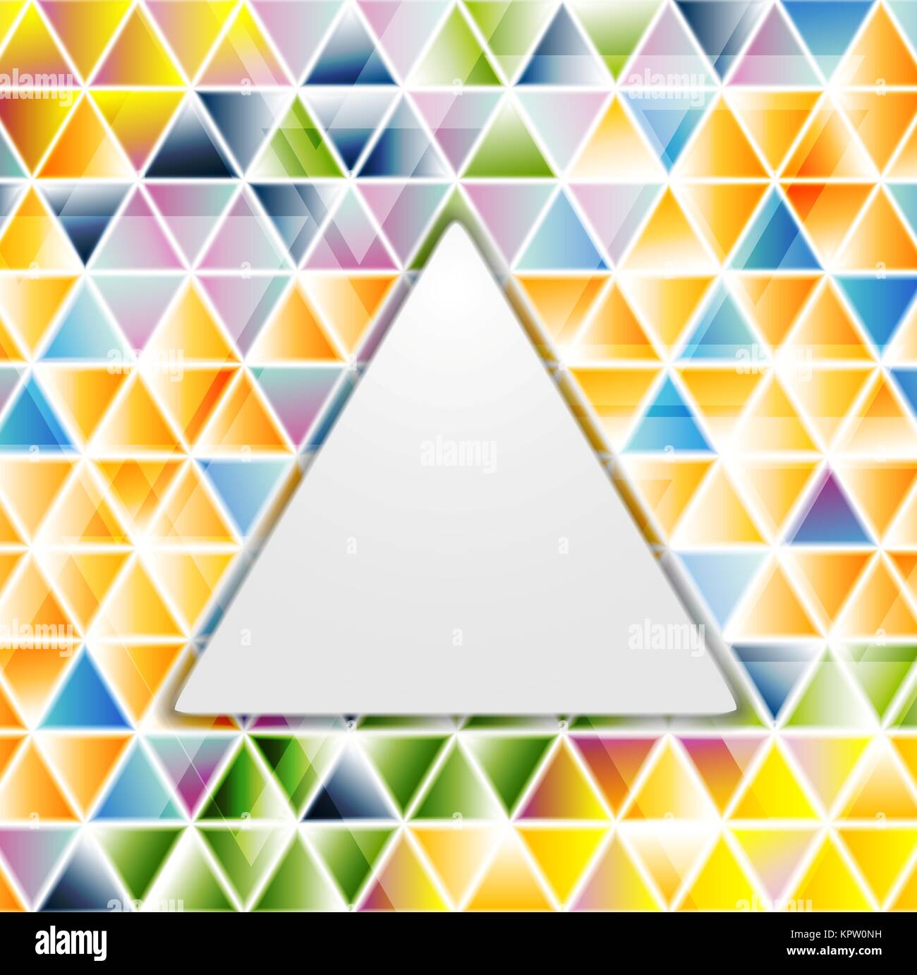 Abstract glossy triangles pattern Stock Photo - Alamy
