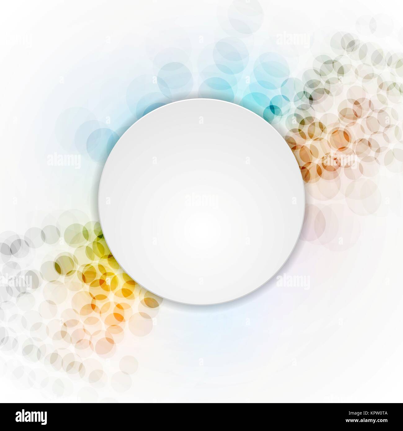 Colorful hi-tech background with blank circle Stock Photo - Alamy