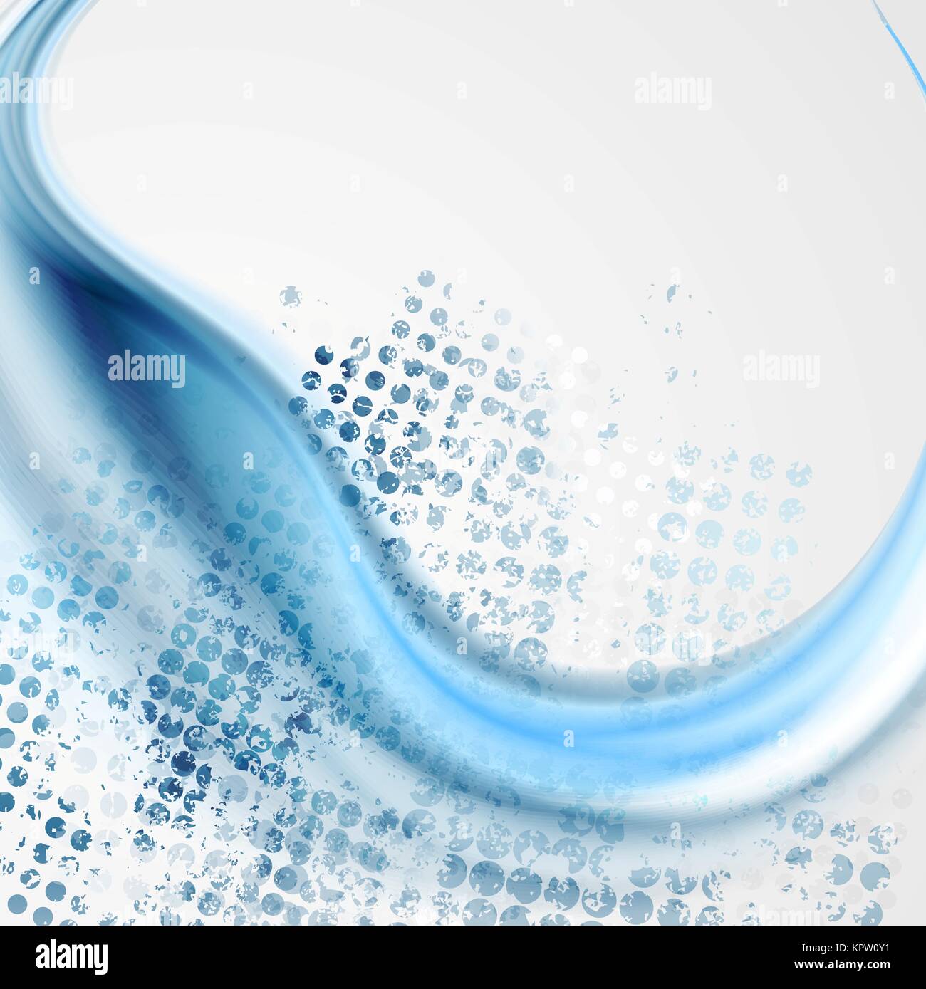 Blue grunge waves background Stock Photo - Alamy