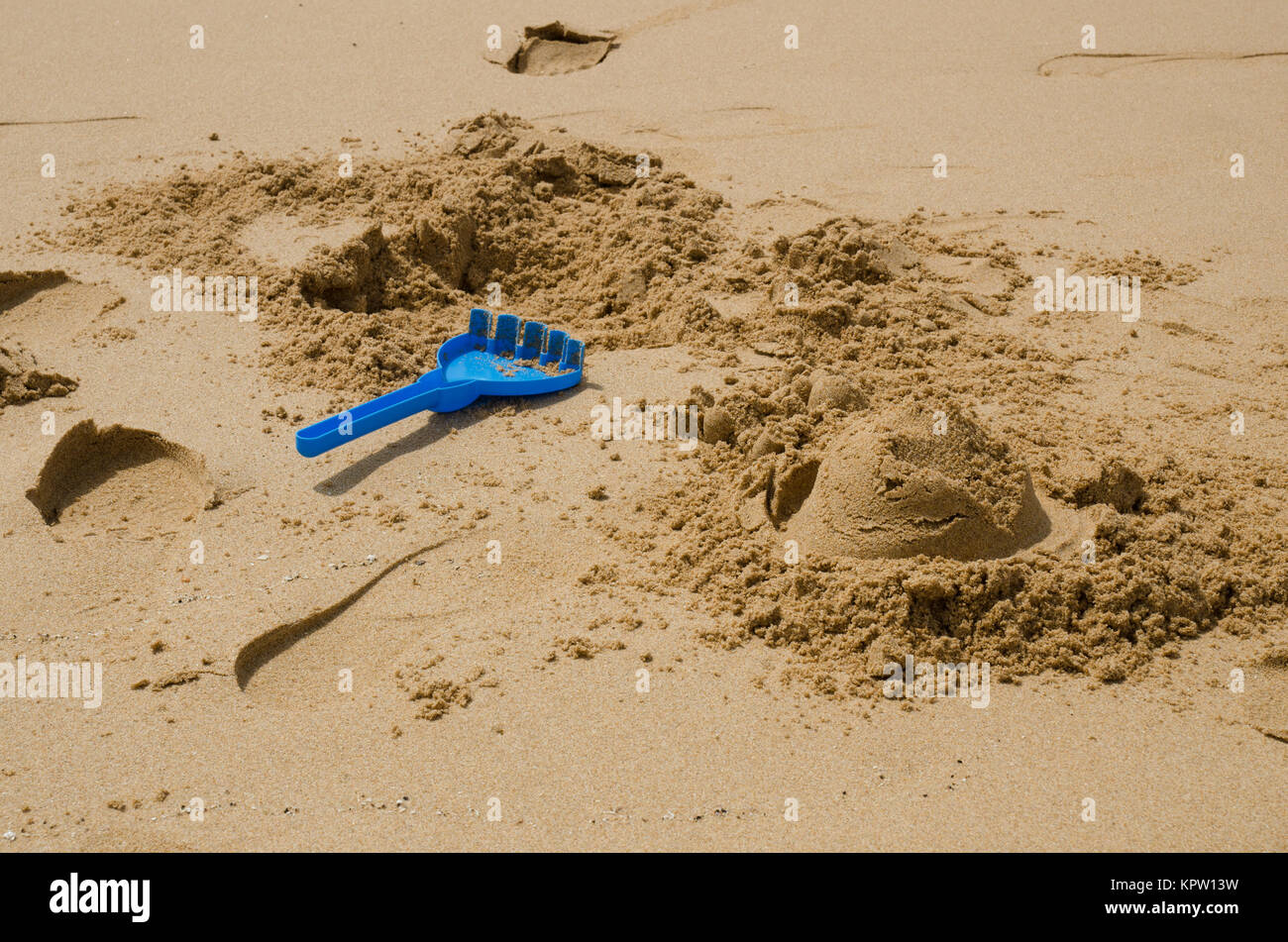 Broken sand castle hi-res stock photography and images - Alamy
