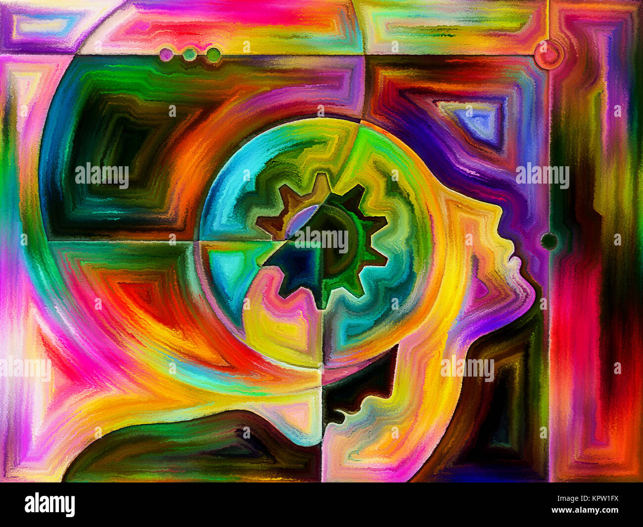 Energy of Perception Stock Photo - Alamy