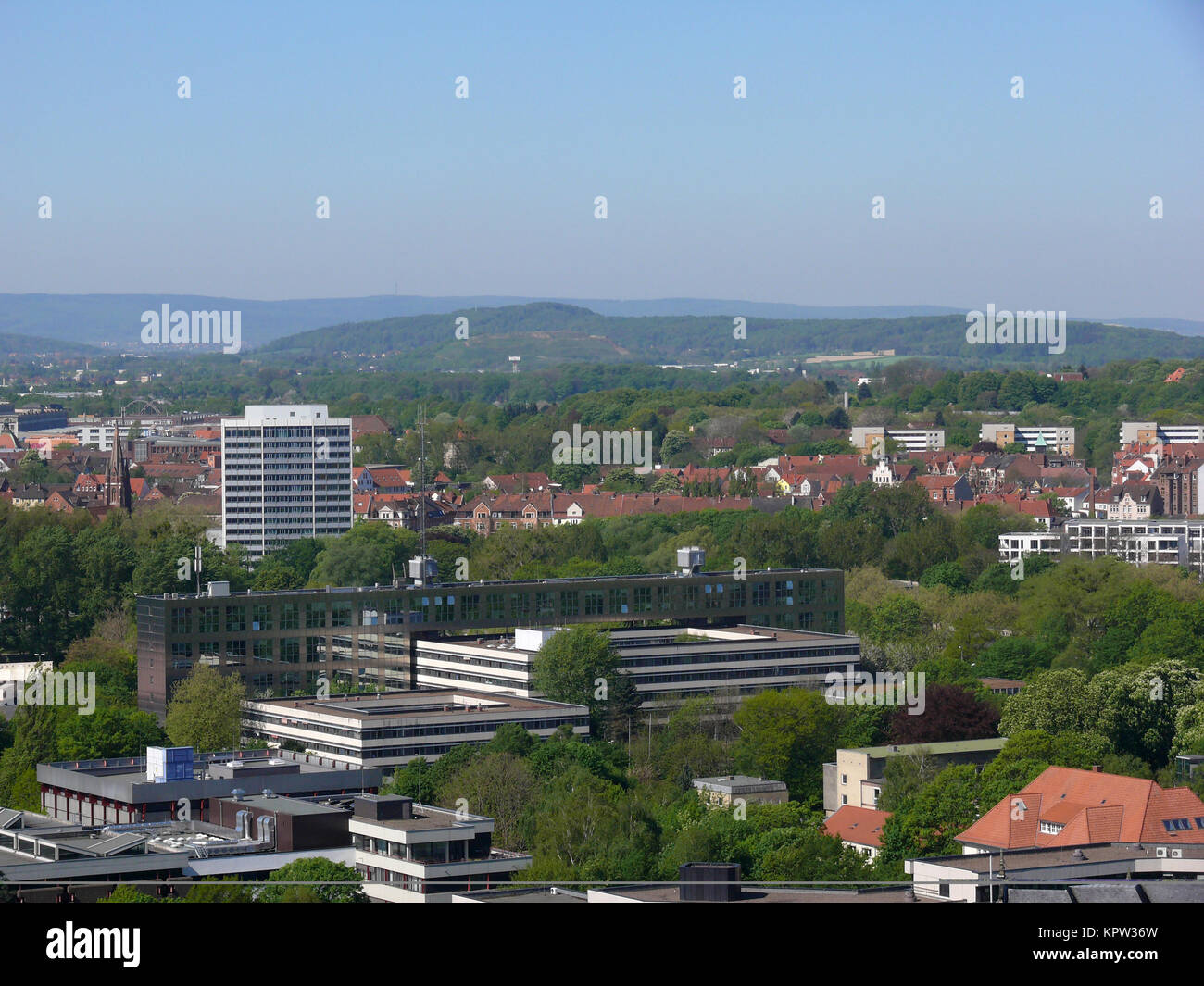 View over Hanover Stock Photo - Alamy