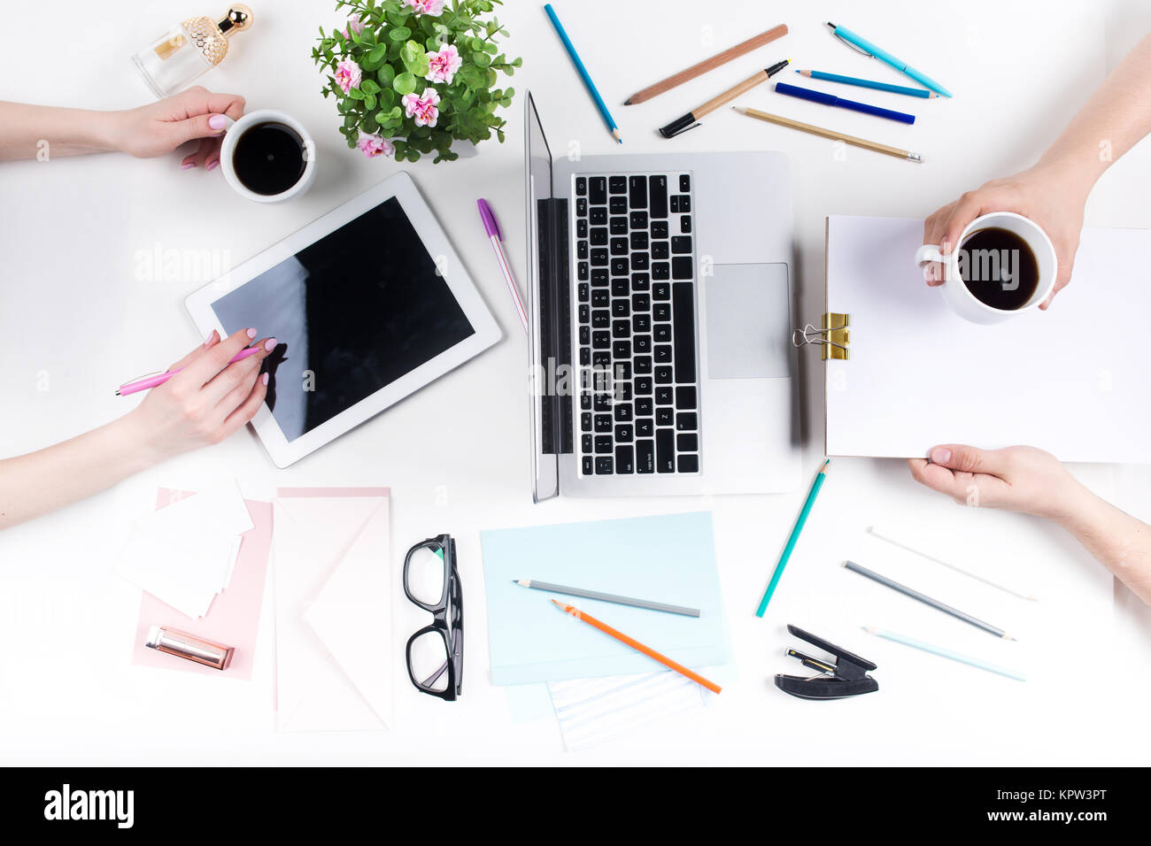 Workplace at the office. Technology Stock Photo - Alamy