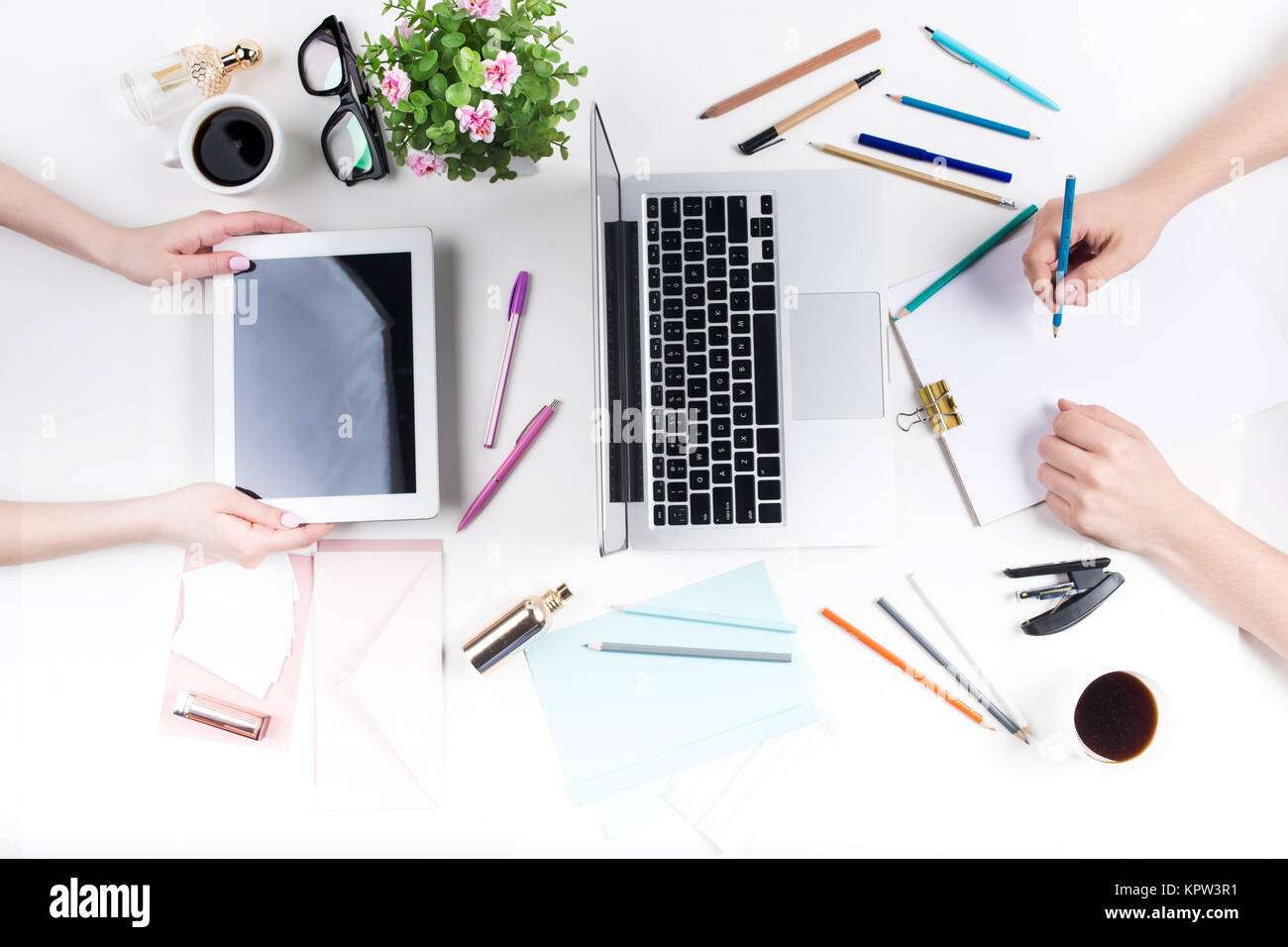 Workplace at the office. Technology Stock Photo - Alamy