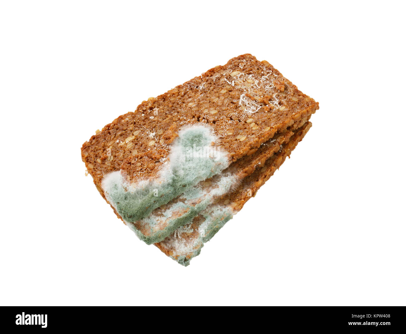 Mouldy brown bread Stock Photo - Alamy