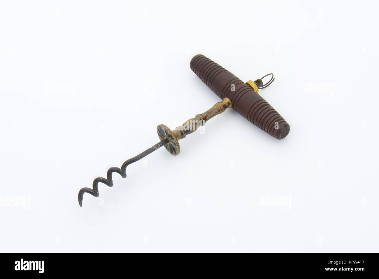 vintage basic corkscrew Stock Photo - Alamy
