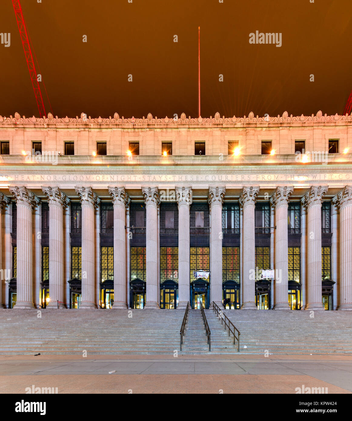 James Farley Post Office in New York, NY. The building dates from 1812 ...