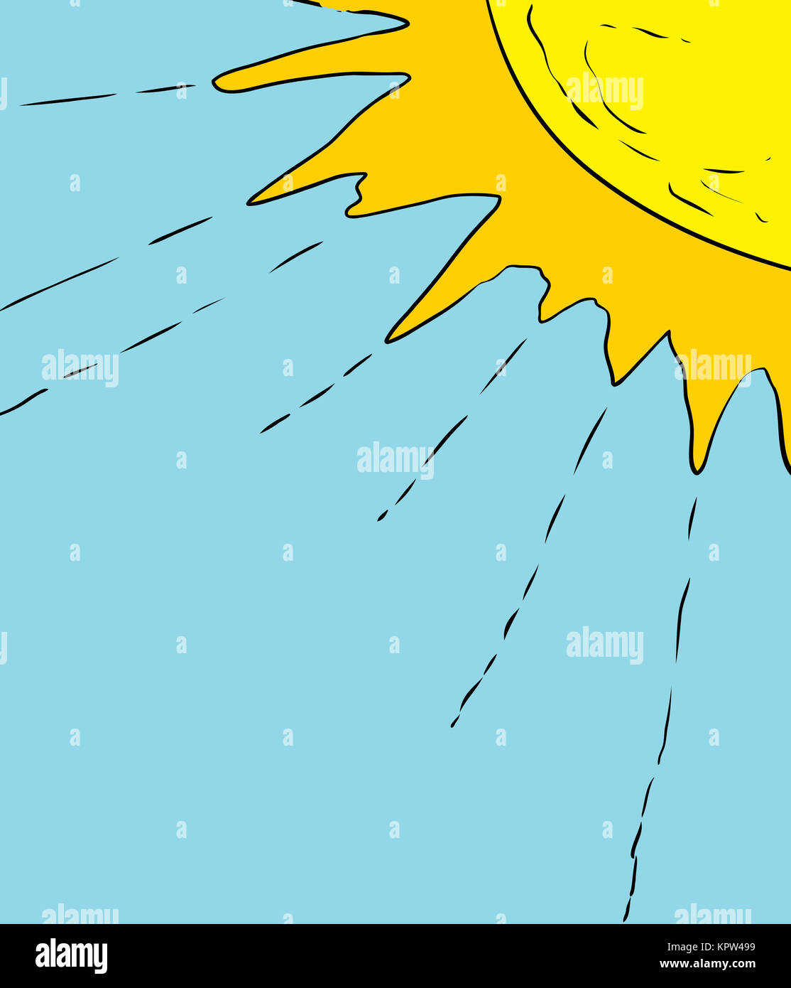 Cartoon rays hi-res stock photography and images - Alamy
