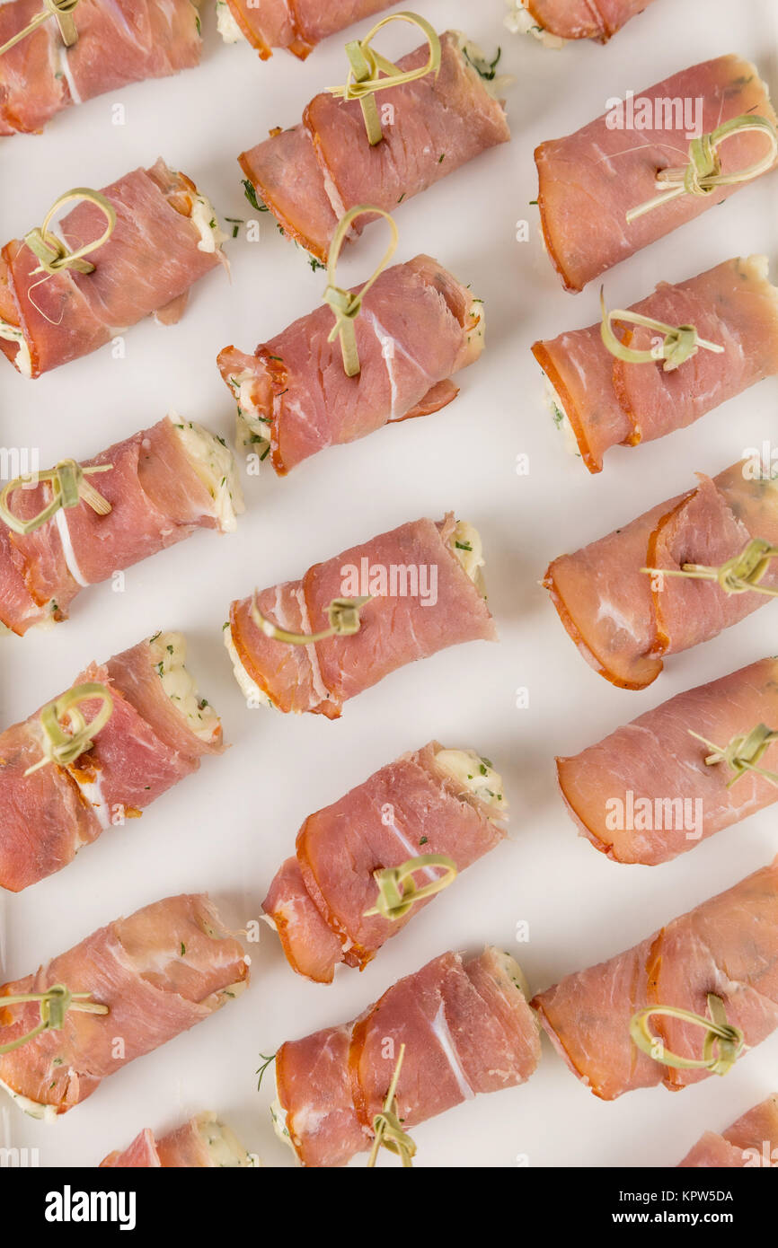 Individual gourmet canapes hi-res stock photography and images - Alamy