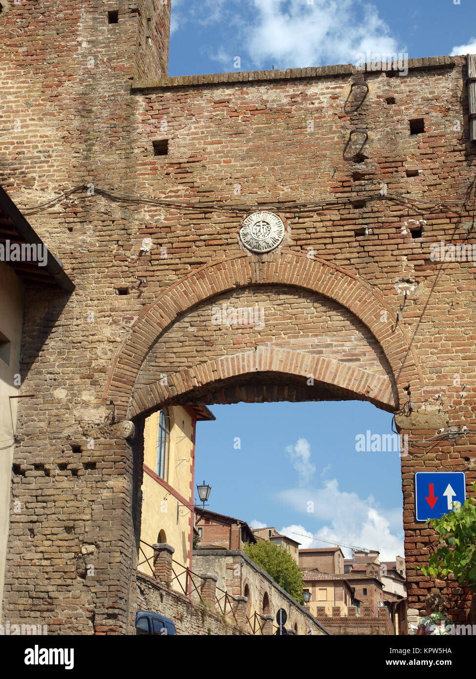 Siena city gates hi-res stock photography and images - Alamy