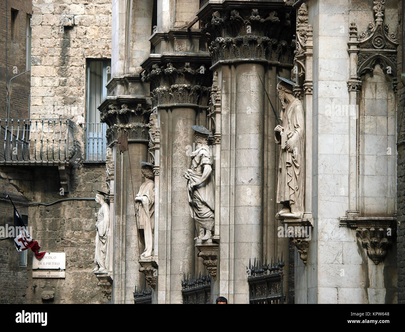 Siena - the medieval climate and characteristic colours Stock Photo - Alamy