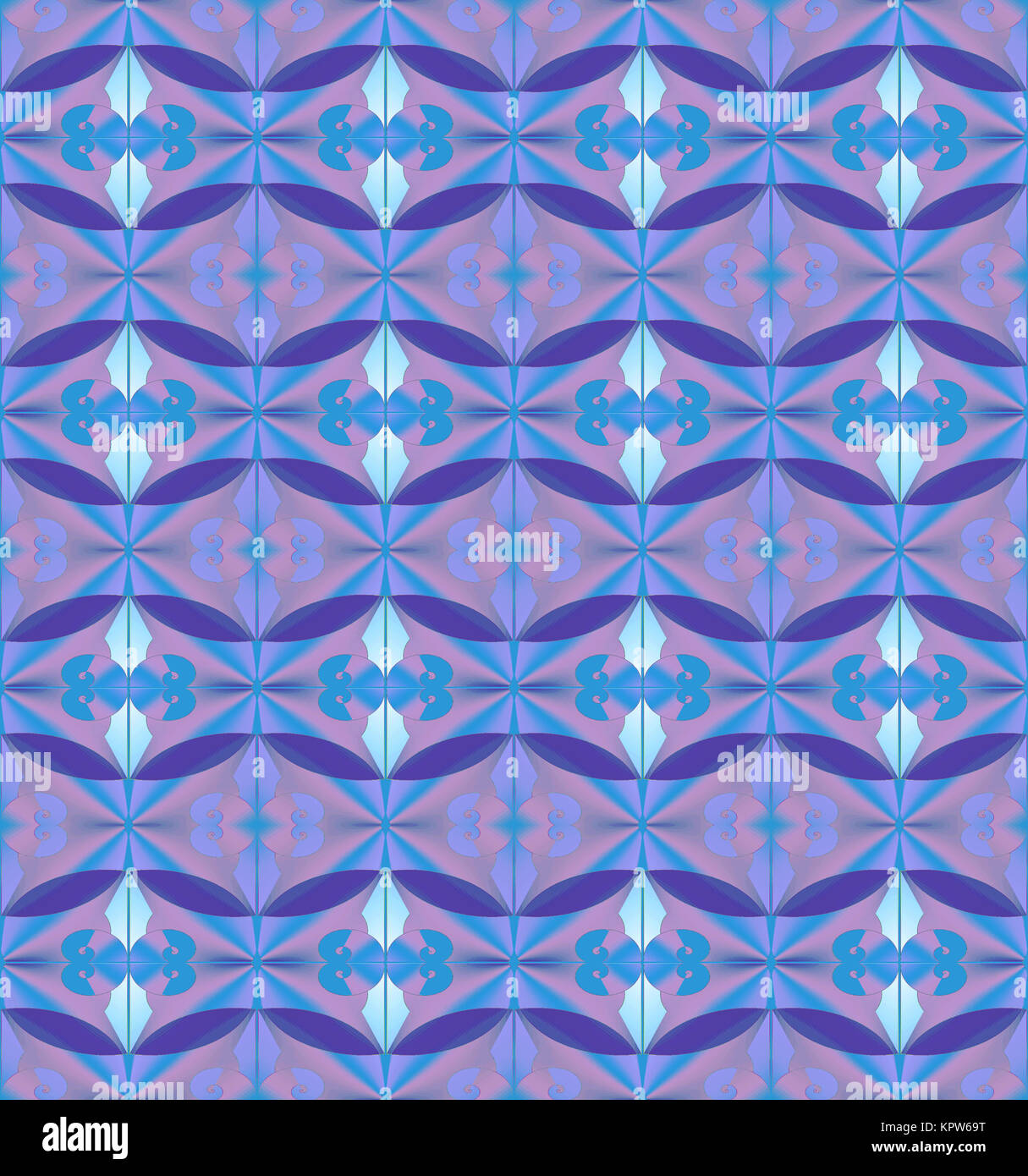 Abstract geometric seamless background. Regular diamond pattern azure ...