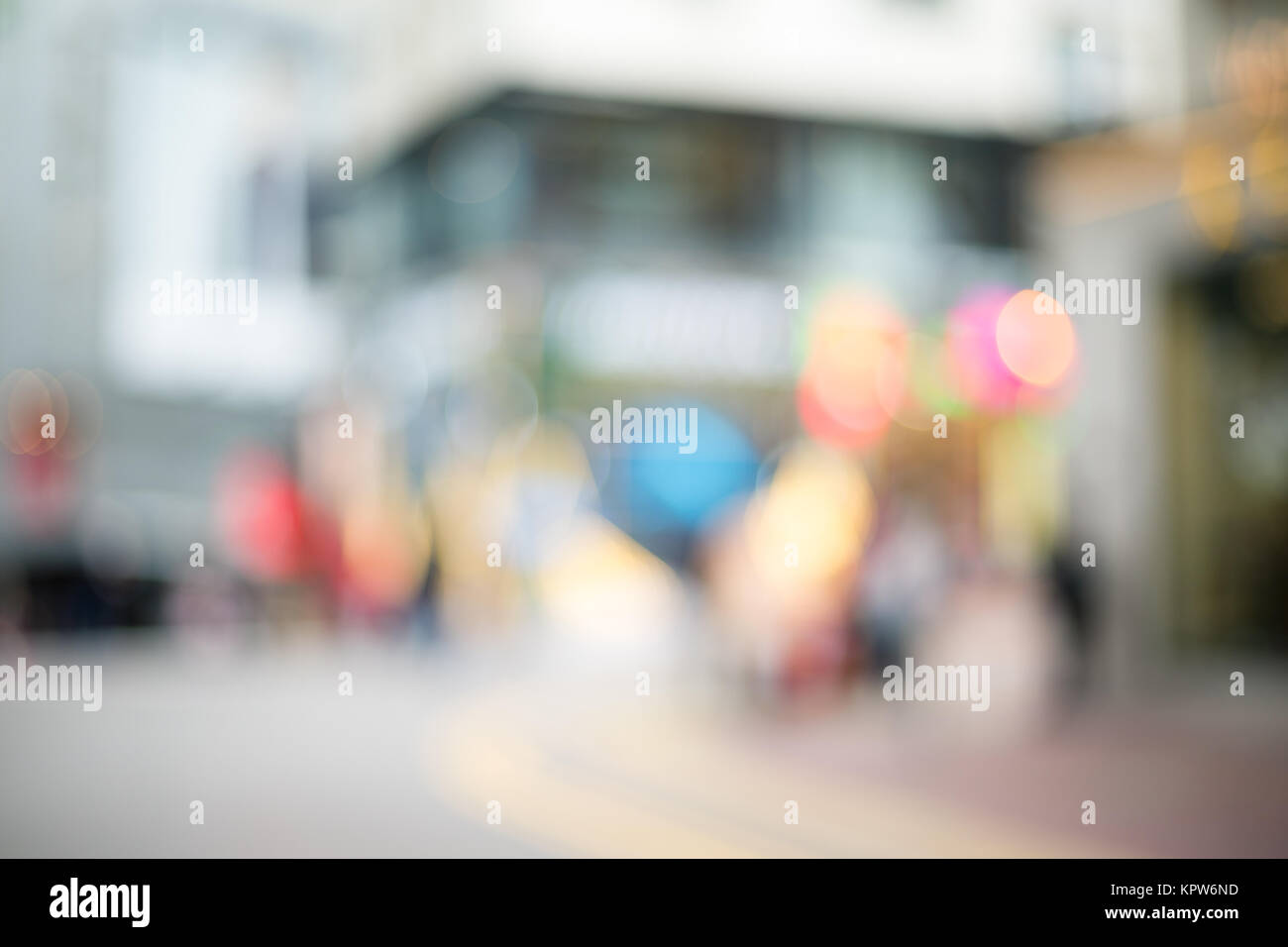 Blur store with bokeh background Stock Photo - Alamy