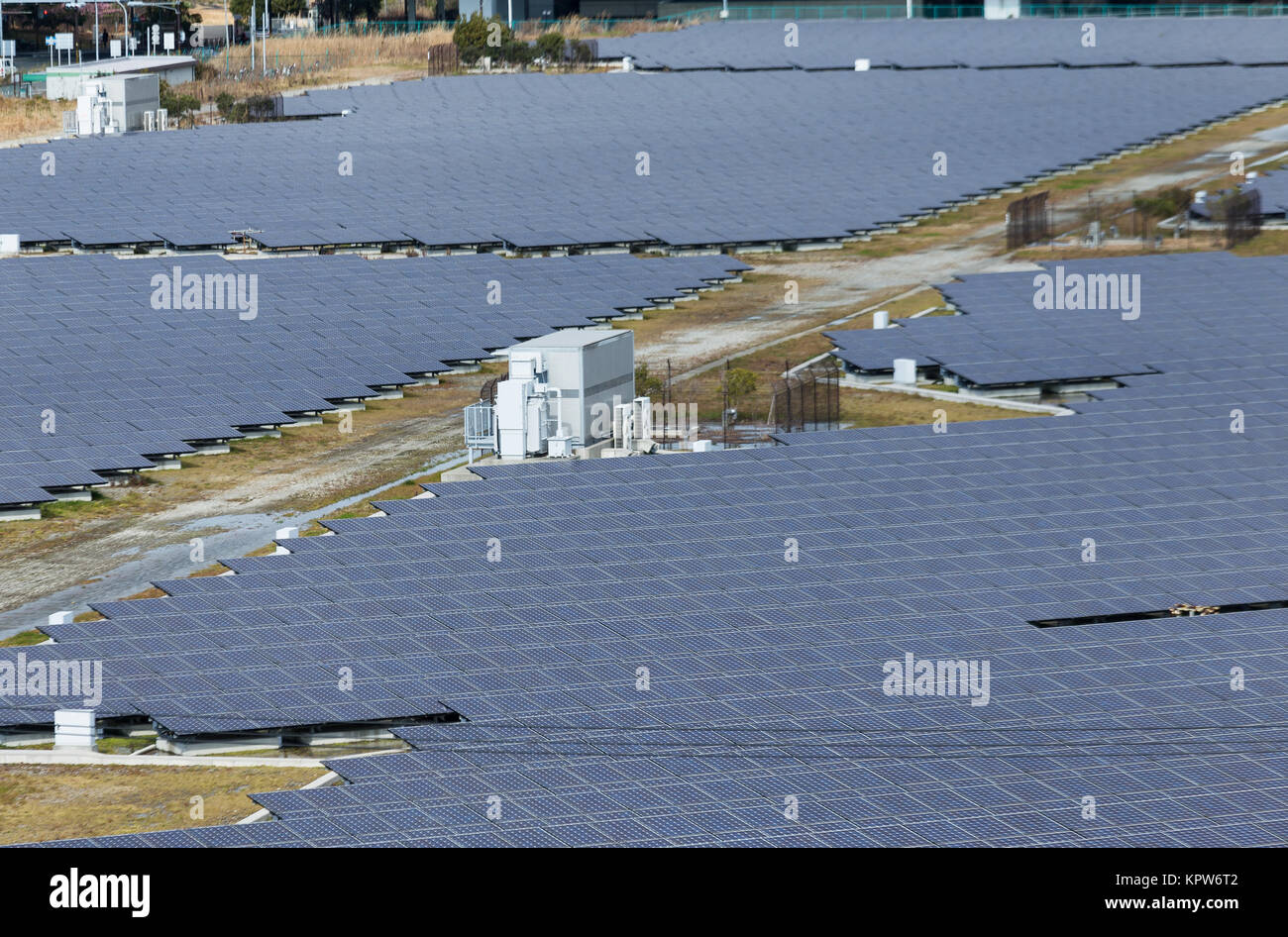 Solar energy plant Stock Photo - Alamy
