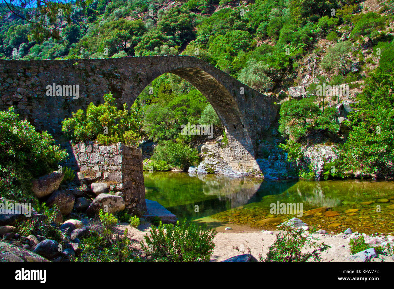 Bridge at Porto Prollo Stock Photo - Alamy