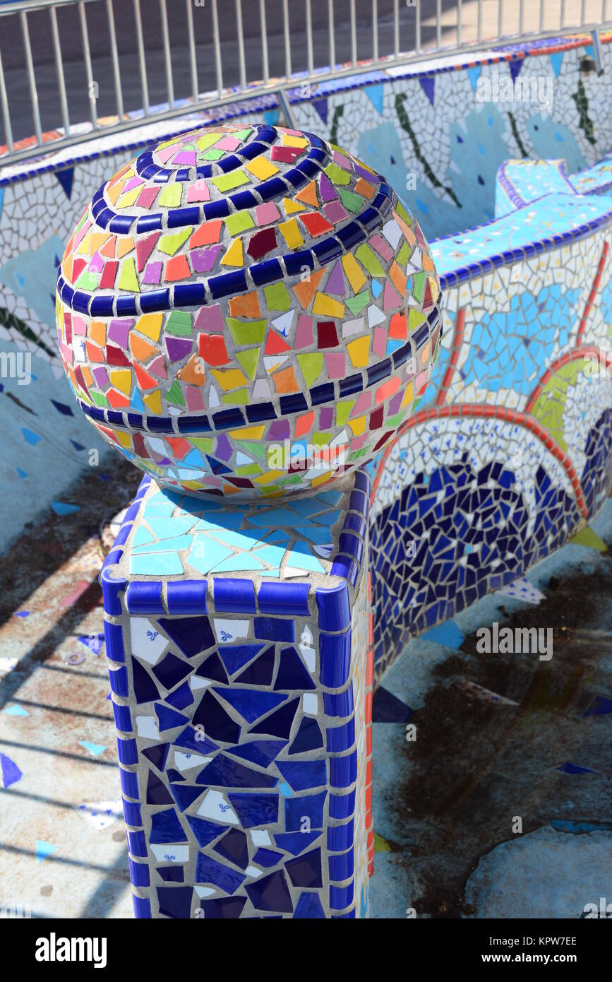 tiles by the sea in daimuz - valencia province - spain Stock Photo - Alamy