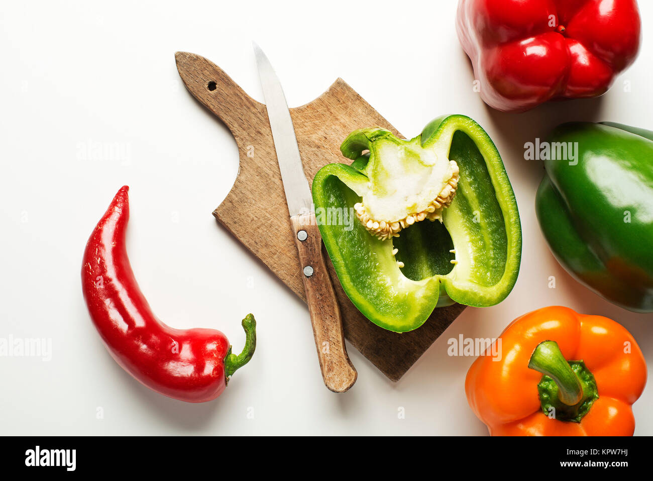 Set fresh bell pepper hi-res stock photography and images - Alamy