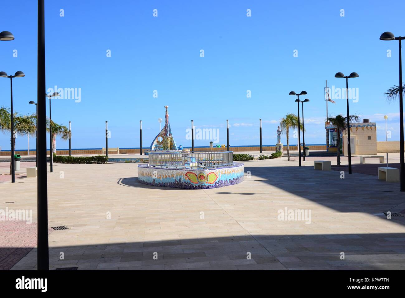 tiles at the sea,colorful,colored,spain,daimus (valencia Stock Photo ...