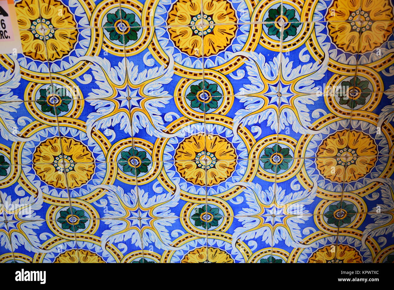 tiles at the sea,colorful,colored,spain,daimus (valencia Stock Photo ...